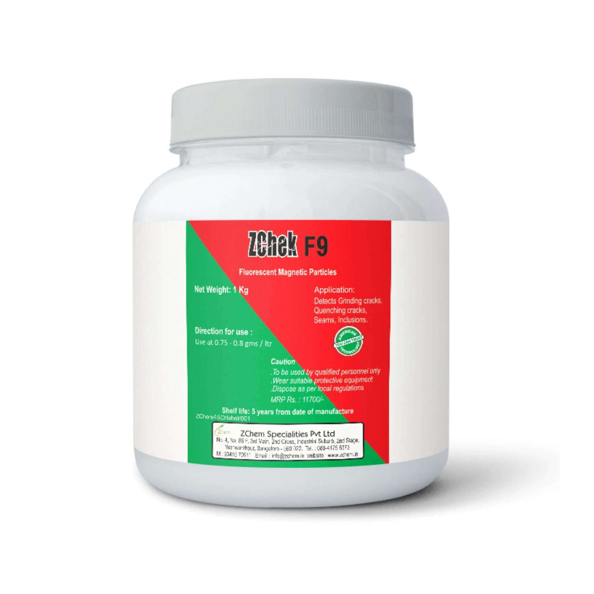 F-9 Fluorescent Magnetic Particle Powder — Equipcon