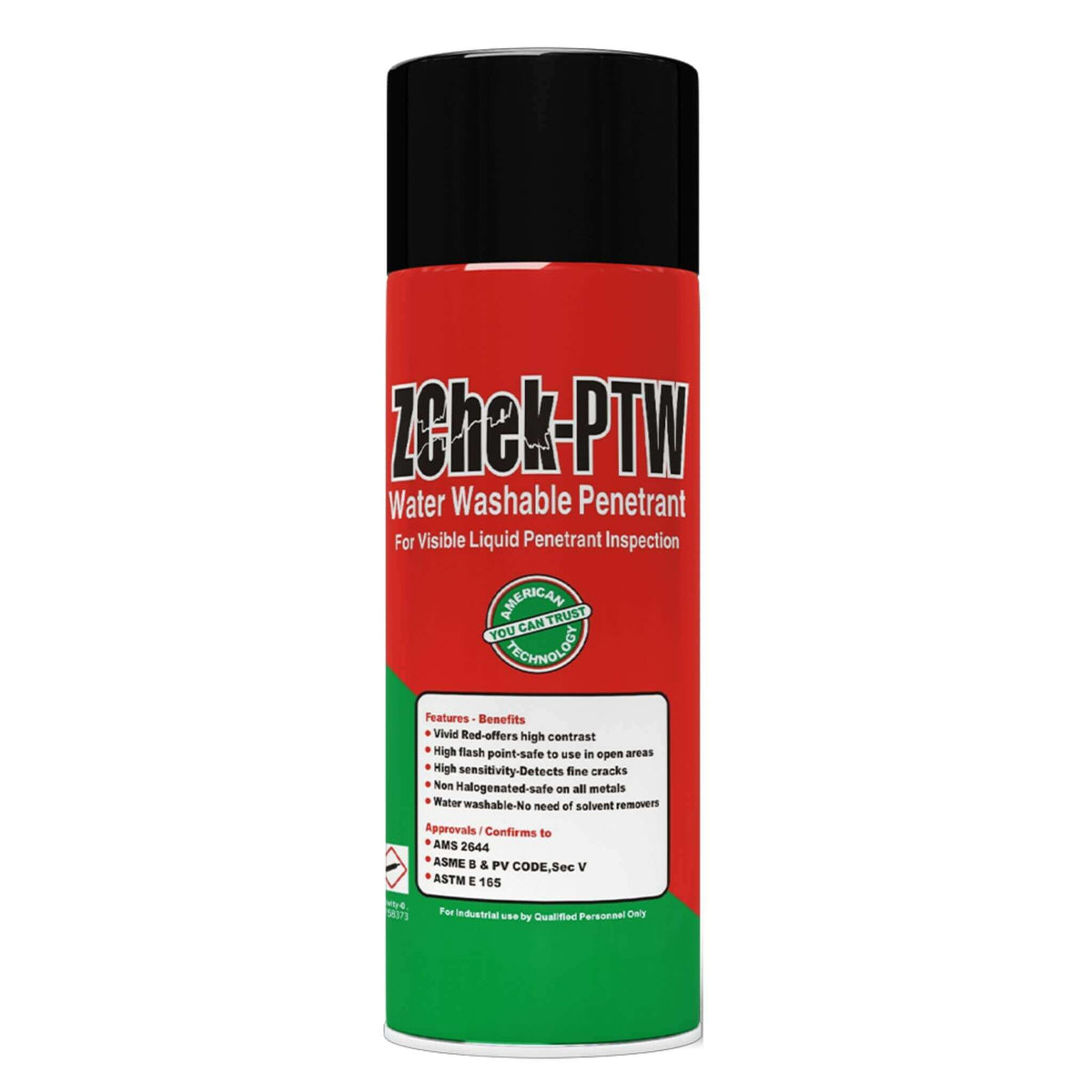 PTW Water Washable Visible Dye Penetrant Aerosol — Equipcon